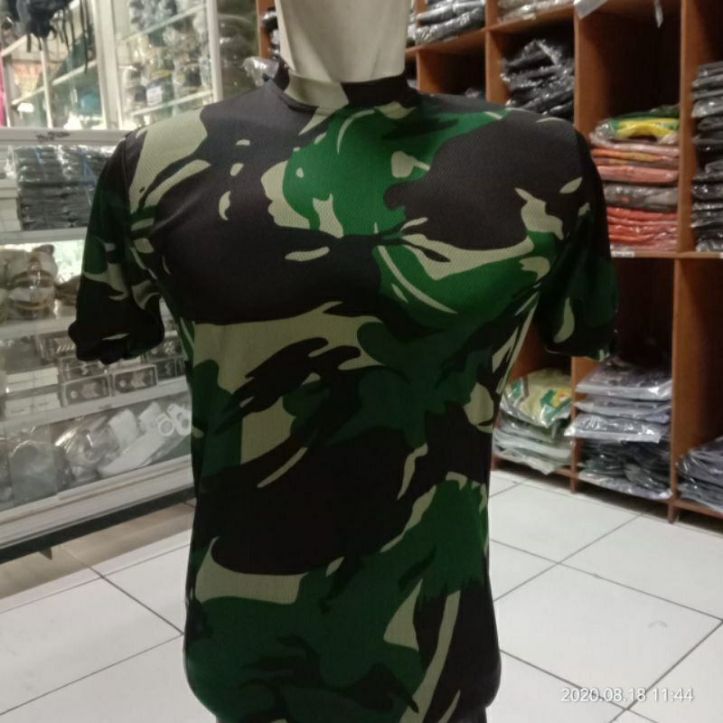 Jual kaos loreng dryfit TNI AD, malvinas | Shopee Indonesia