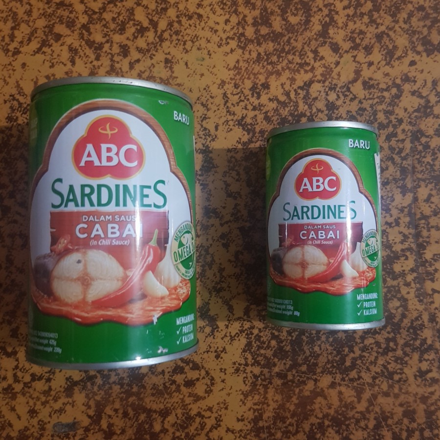 Jual Makanan Kaleng Sarden ABC Isi 425 Gr/ 155 Gr | Shopee Indonesia