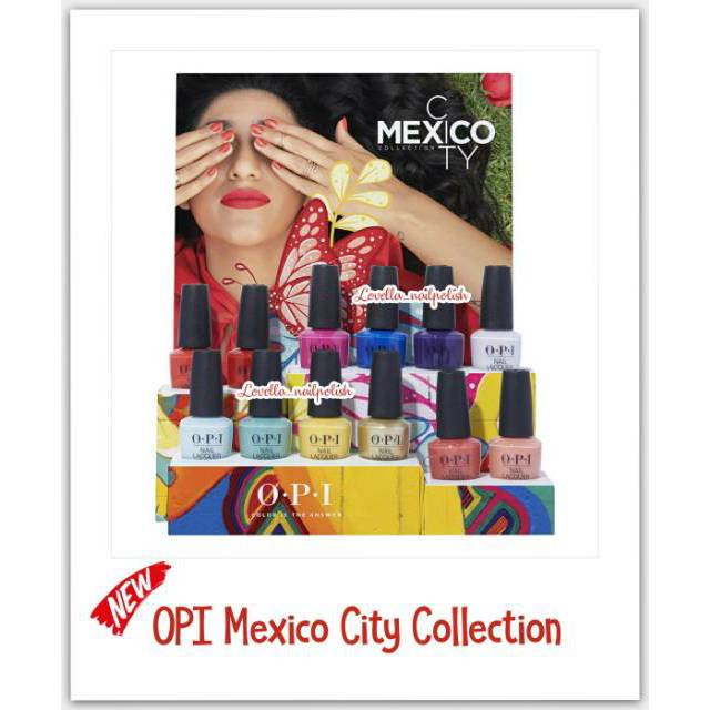 Jual NEW!! 1 SET (12 botol) OPI Mexico City Collection ( OPI ORIGINAL ...