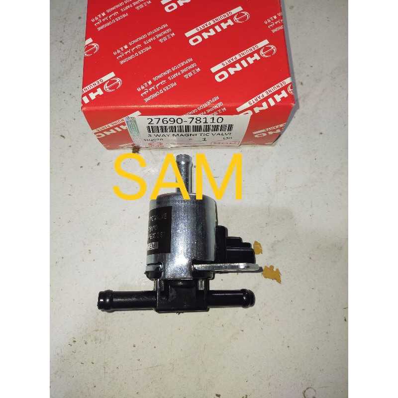 Jual BRAKE VALVE 3 WAY MAGNETIC HT130 130HT 12V HINO DUTRO DYNA SAURUS ...