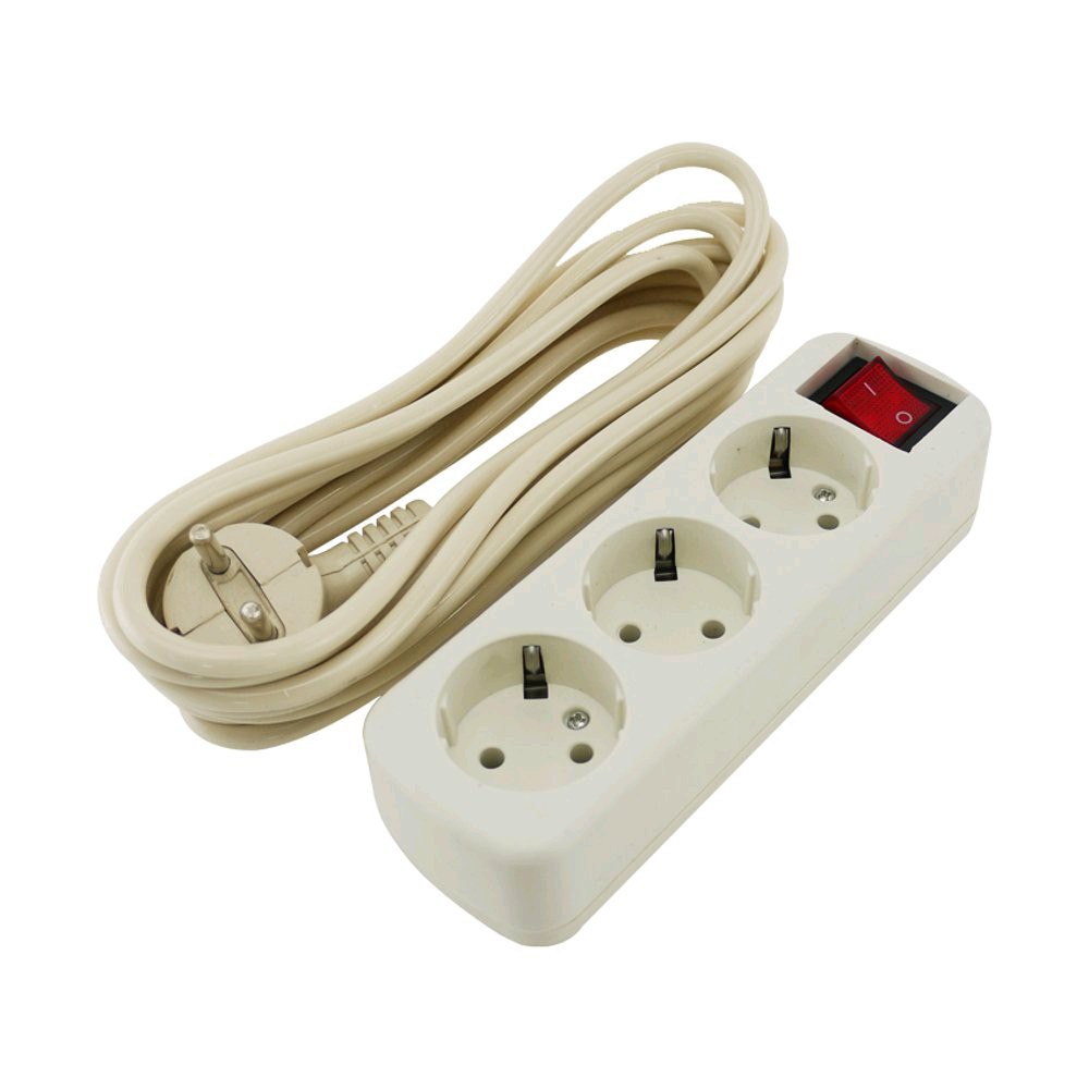 Jual STOP KONTAK 3 LUBANG 5 METER DENGAN SAKLAR- TERMINAL LISTRIK 3 LUBANG | Shopee Indonesia