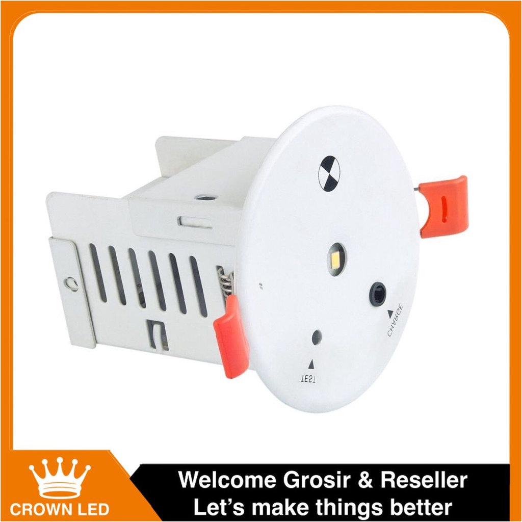 Jual Lampu Downlight LED 3 WATT Ceiling Emergency Battery LED UFO Inbow ...