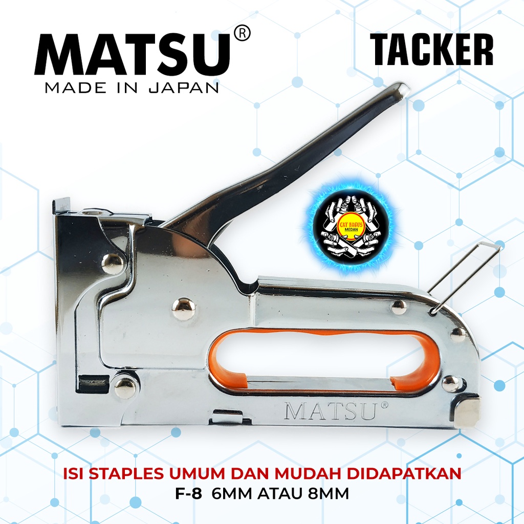 Jual STAPLER HEKTER TEMBAK MATSU JAPAN JEPANG HAND GUN TACKER GUNTACKER ...