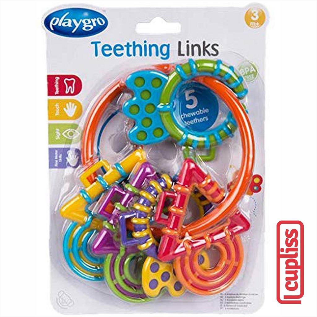 Jual Playgro 102819 Teething Links Mainan Bayi Teether Gigitan | Shopee ...