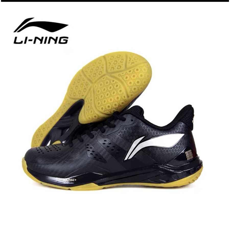 Jual Sepatu Badminton Lining LI-NING AYAR033-3 Yun Ting Black Original ...