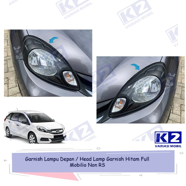 Jual Garnish Lampu Depan Head Lamp Garnish Hitam Icon Model Full Mobil ...