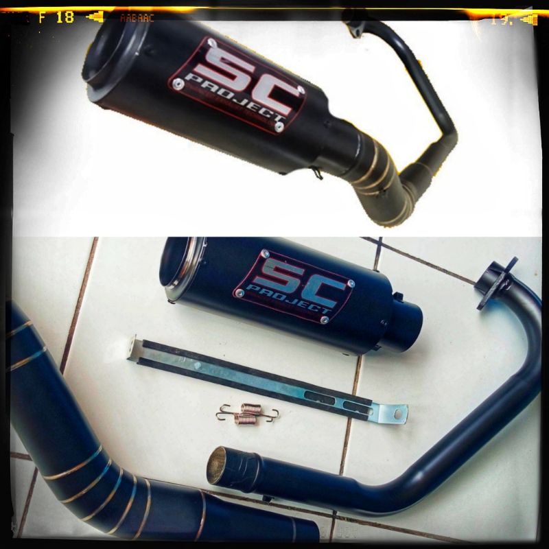 Jual knalpot sepeda motor SC PROJECT HONDA SR 150 SR 150R WINNER SONIC 150 SUPRA GTR | Shopee ...