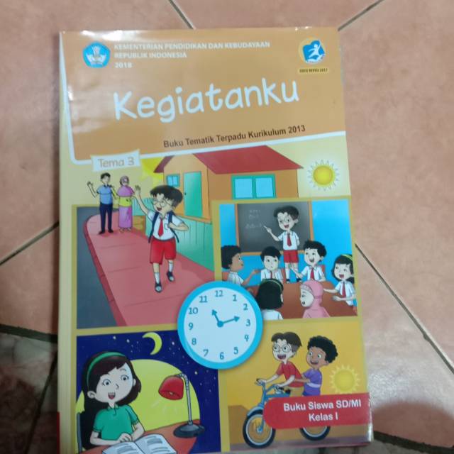 Jual Buku Tematik Sd Kelas 1 Tema 3 Kegiatanku Shopee Indonesia