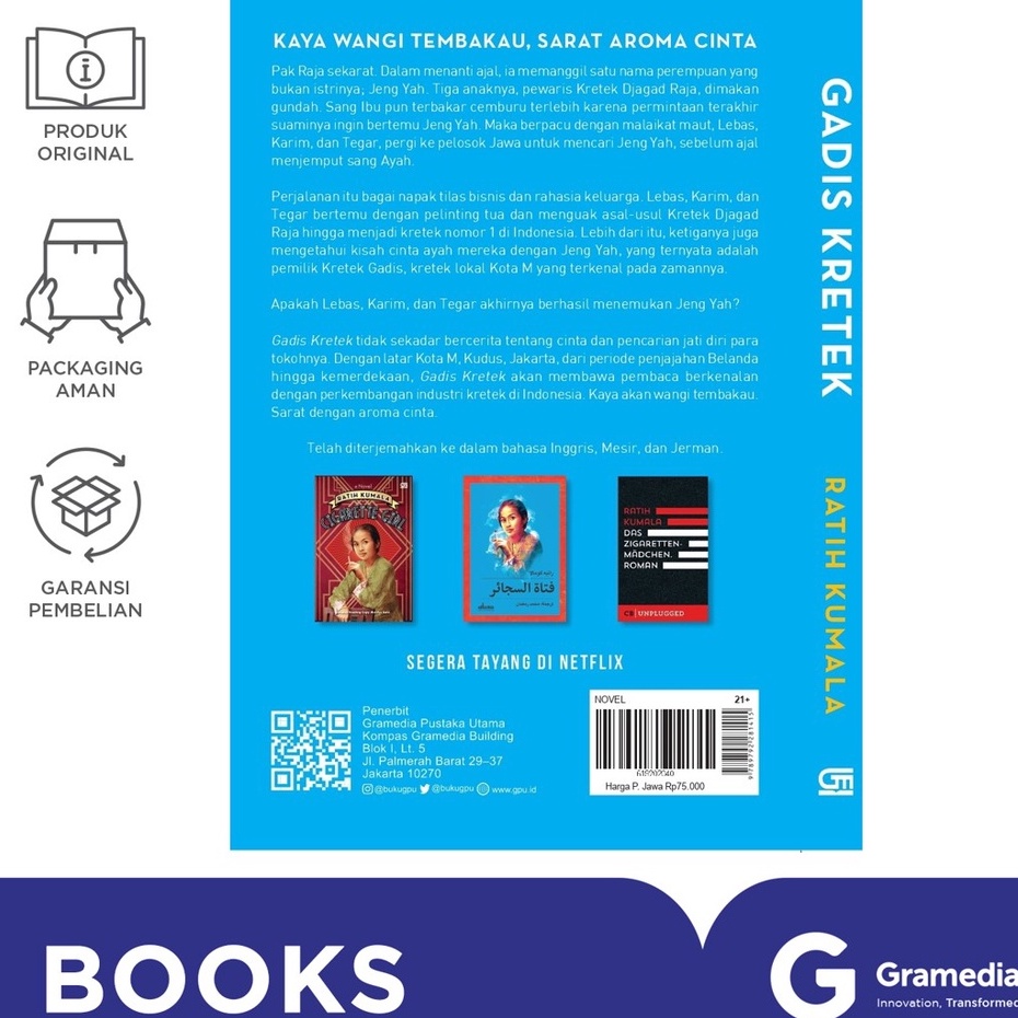 Jual Gadis Kretek (Ratih Kumala) | Shopee Indonesia