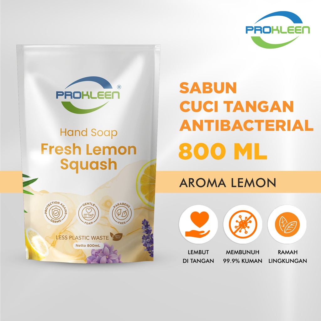 Jual PROKLEEN Sabun Cuci Tangan Antiseptik Antibacterial Hand Soap ...