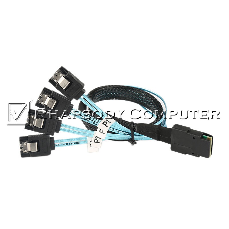 Jual Kabel Mini SAS 4i SFF-8087 36 Pin Male to 4 SATA 7 Pin Splitter | Shopee Indonesia