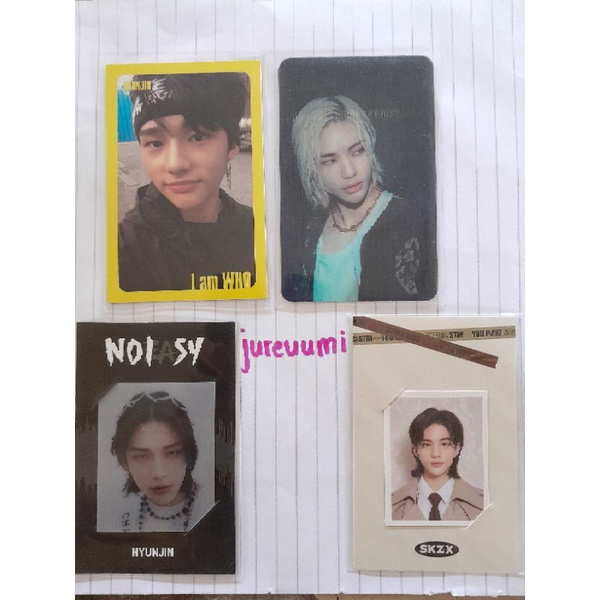 Jual OFFICIAL STRAY KIDS HYUNJIN PHOTO CARD POCA SKZ YELLOW BORDER I AM ...