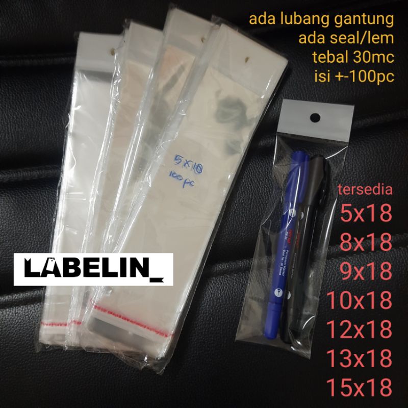 Jual Plastik Display 100pc 5x18 8x18 9x18 10x18 12x18 13x18 15x18 ...