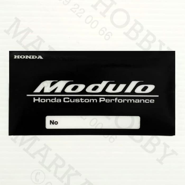 Jual Stiker / Sticker Honda Modulo Quality Control ( Tempel Dalam ...