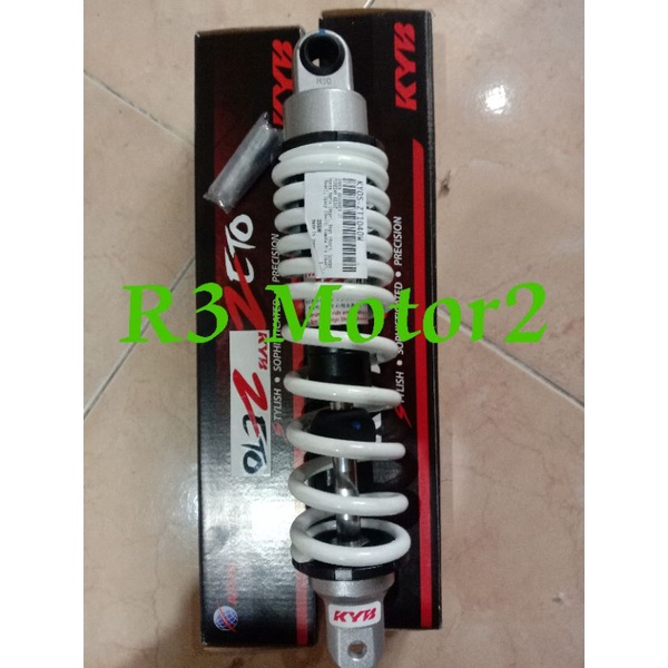 Jual SHOCKBREAKER ZT1040 KAYABA/KYB ZETO KYOS-ZT1040 (Putih) belakang untuk matic motor all Mio ...