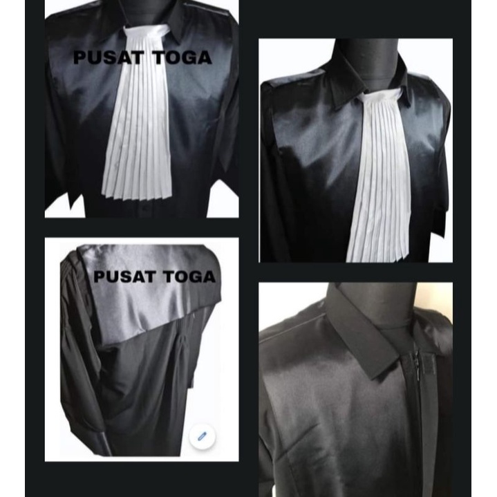 Jual TOGA PENGACARA/ADVOKAT BLACK TERMURAH SUPER BLACK 100 % ORIGINAL ...