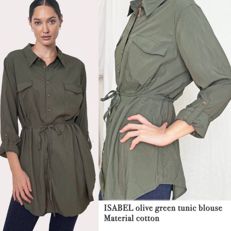 Jual Isabel** blouse ( B 117 ) | Shopee Indonesia