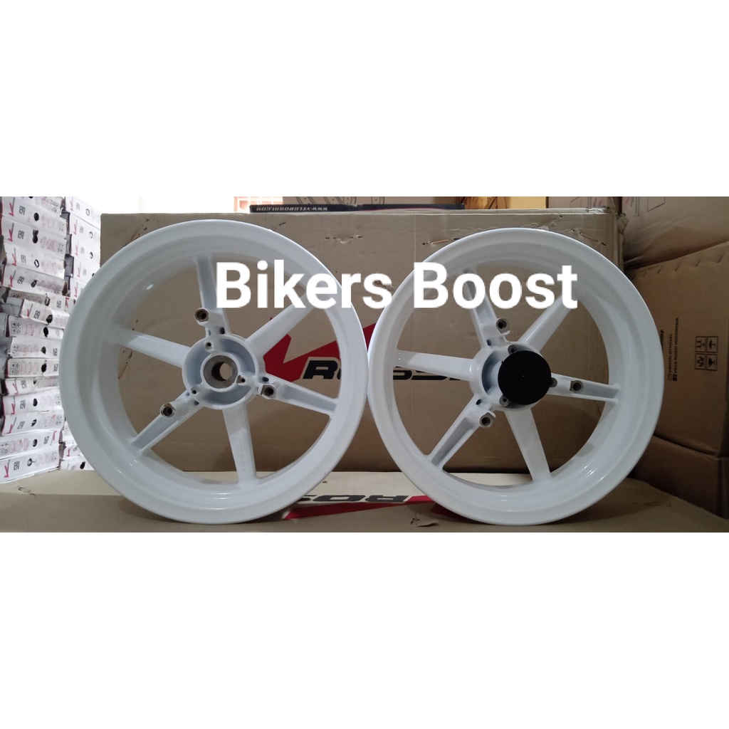 Jual Velg racing Rossi NMAX old STARMAX P6 ukuran 350 400 13 White ...