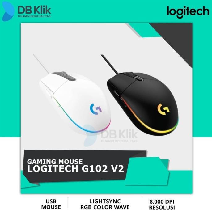 Jual Mouse Gaming Logitech G102 V2 Lightsync RGB - Logitech G 102 V 2 RGB | Shopee Indonesia