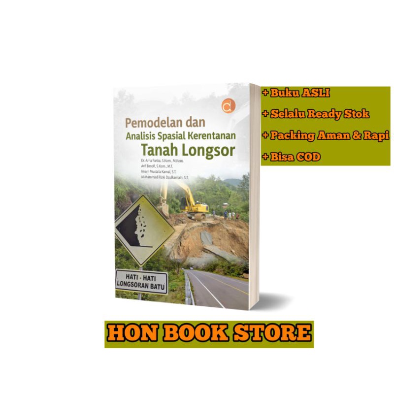 Jual Buku Pemodelan dan Analisis Spasial Kerentanan Tanah Longsor | Arna Fariza,dkk | Teknologi ...