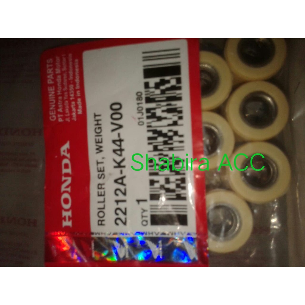Jual Roller Set Weight Honda Scoopy Fi F1 ESP K44 | Shopee Indonesia
