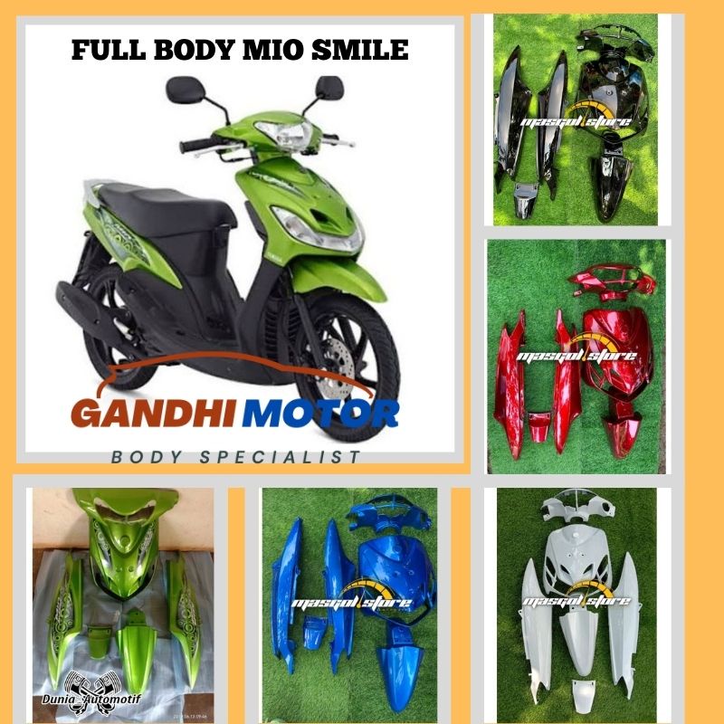 Jual PROMO Full Body Mio Smile Cover Body Bodi Halus FULL SET Biru ...