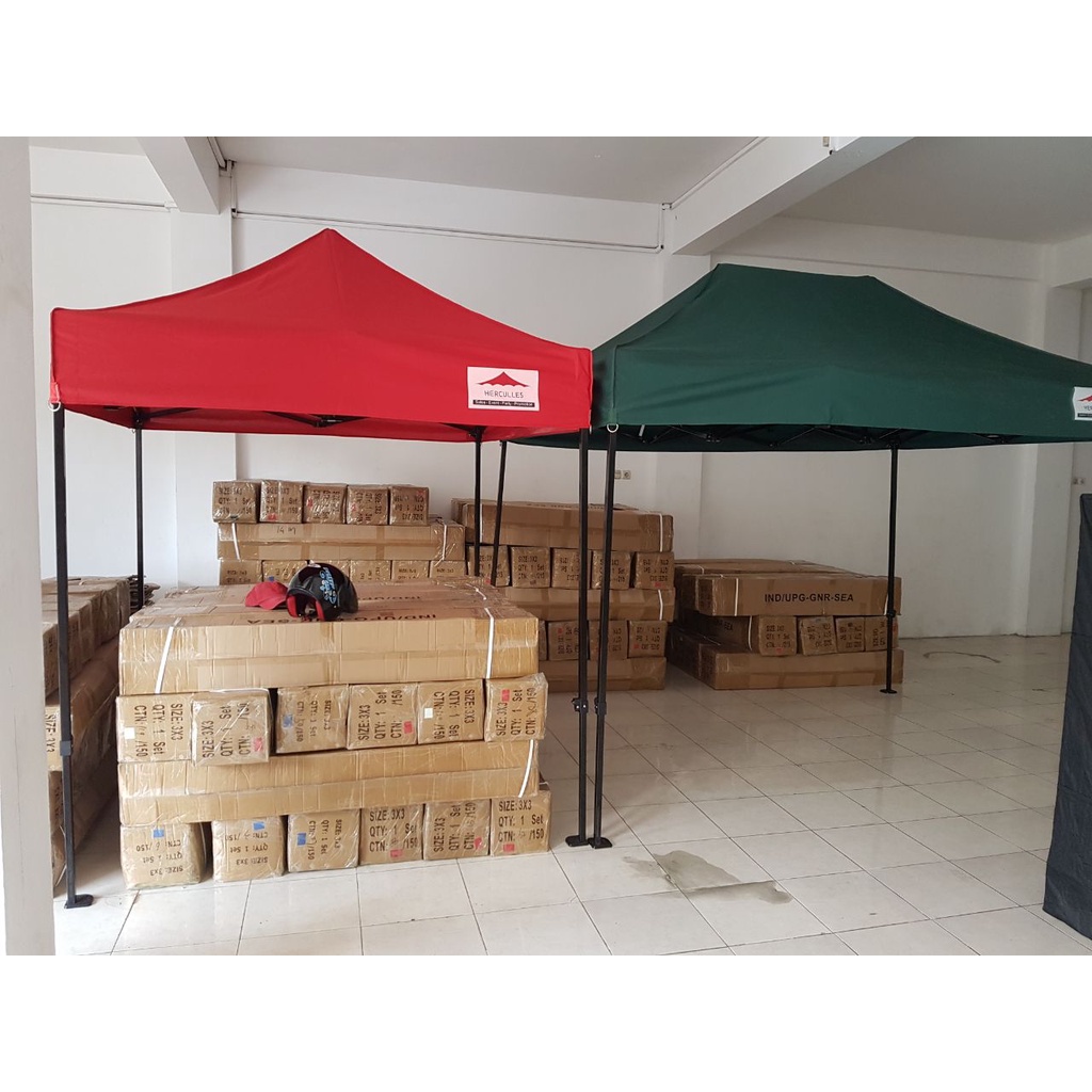 Jual Atap Terpal Tenda Lipat herculles 2x2 & 2X3 (HANYA ATAP SAJA TIDAK ...