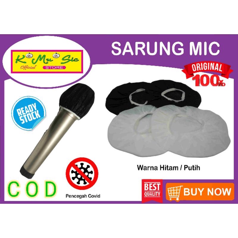 Jual sarung microphone sarung mic pencegah covid pemakaian 1 kali pakai ...