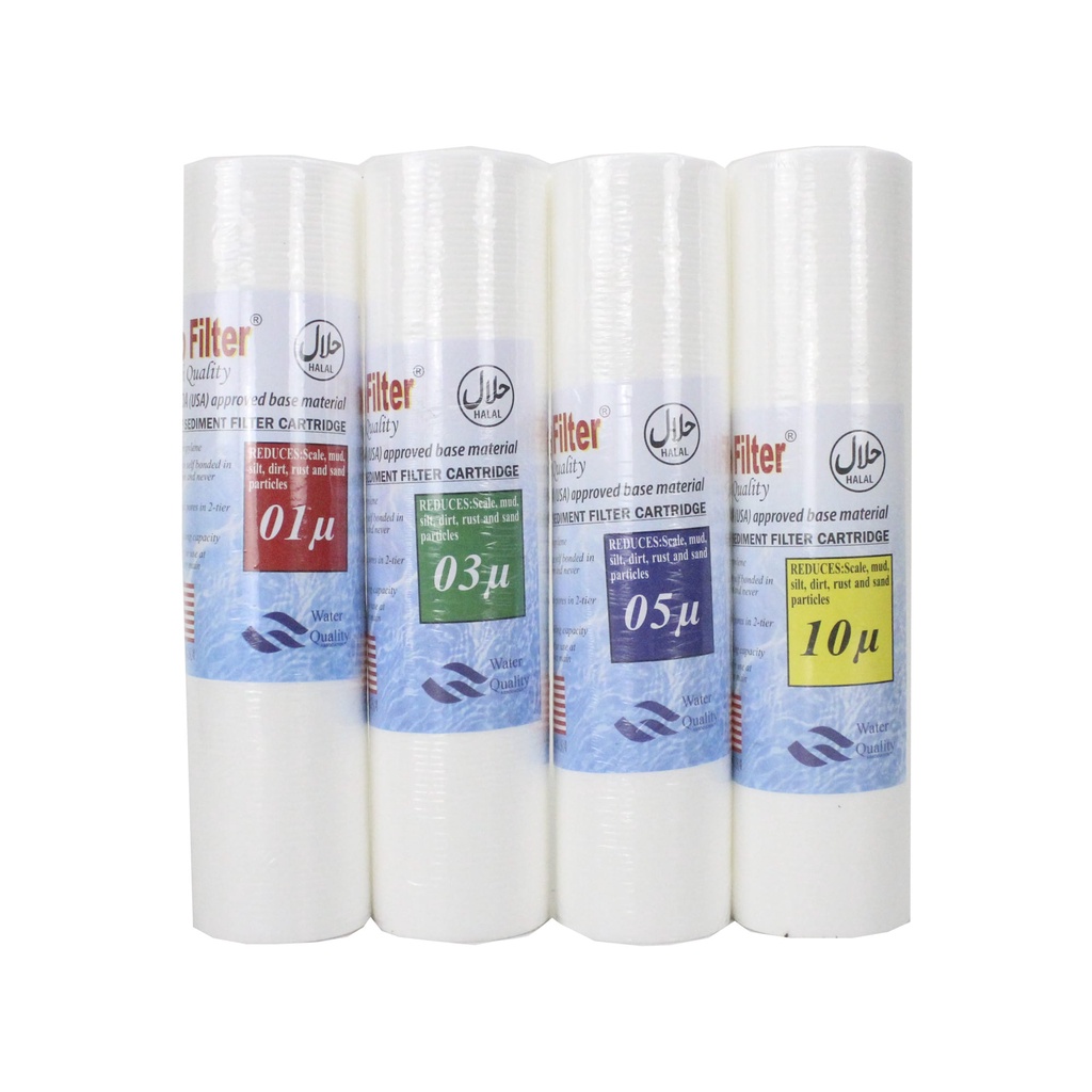 Jual Cartridge Filter Air / Filter Sedimen 10" NANO FILTER - Filter Air ...