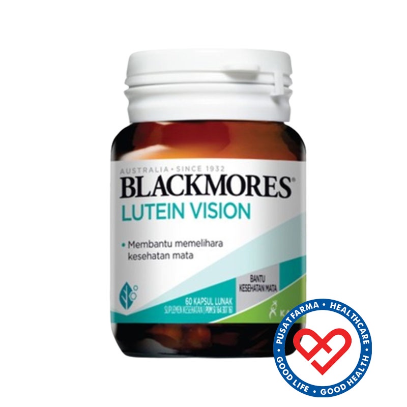 Jual Blackmores Lutein Vision 60 Kapsul Suplemen untuk Kesehatan Mata ...