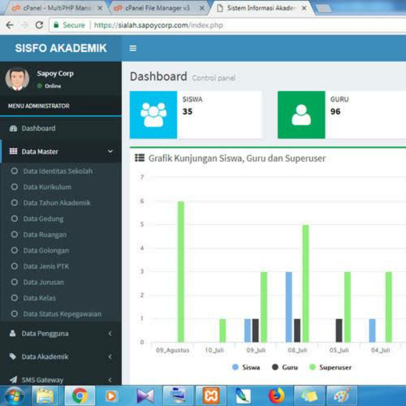 Jual Source Code Aplikasi Sistem Informasi Akademik Sekolah SISFO ...