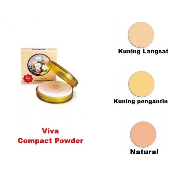 Jual VIVA Compact Powder Bedak Padat | Shopee Indonesia
