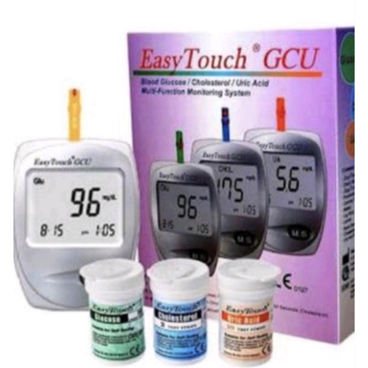 Jual Easy Touch GCU / Alat Cek Darah 3in1 - Cek Gula Darah Kolesterol ...