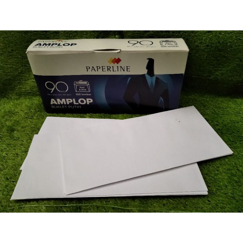 Jual isi 100 lembar amplop paperline 11x23 cm/ppl amplop 90/amplop ...