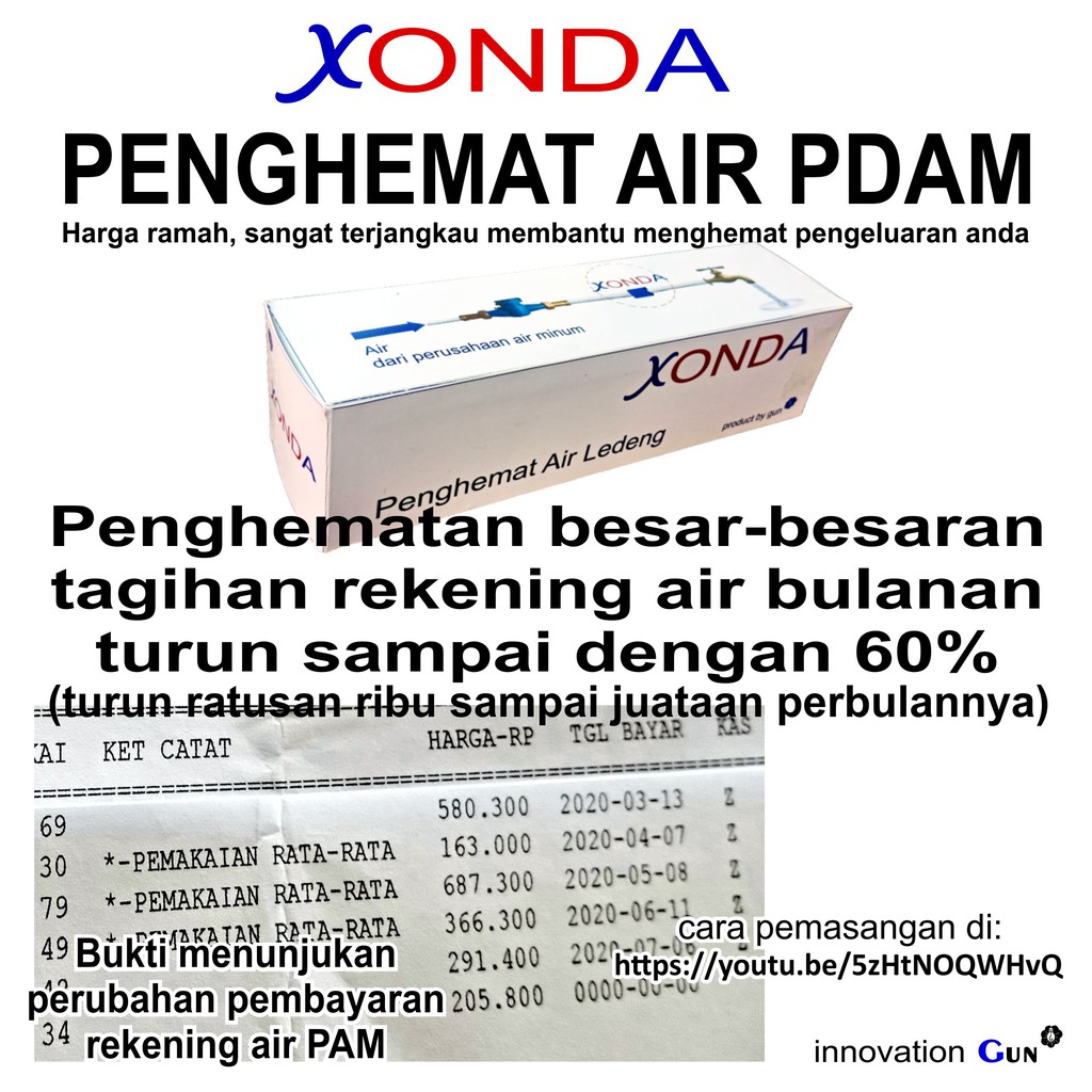 Jual Penghemat air pdam / Meteran air pdam / Pipa air / Penghemat air ...