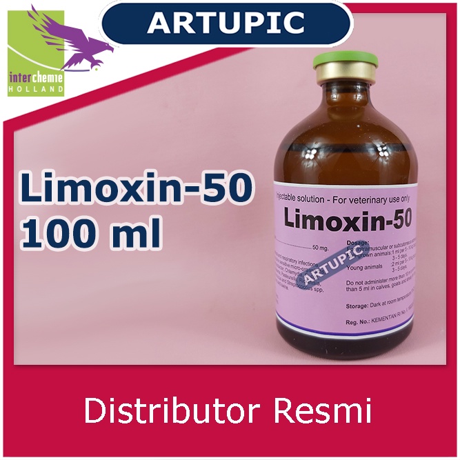 Jual Limoxin-50 100 ml Antibiotik Spektrum Luas Hewan Ternak ...