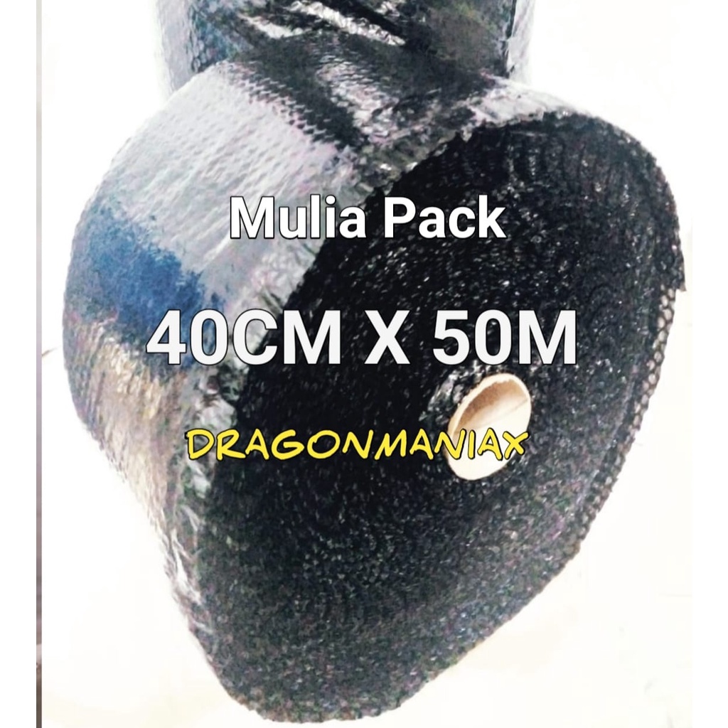 Jual Buble Wrap Black Hitam Plastik Pembungkus Packing Murah 40CM X 50M ...
