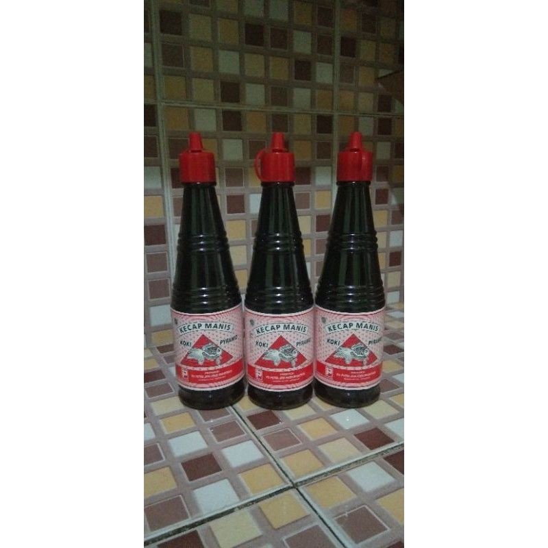 Jual kecap manis koki pyramid 275 ml (ukuran sedang) | Shopee Indonesia