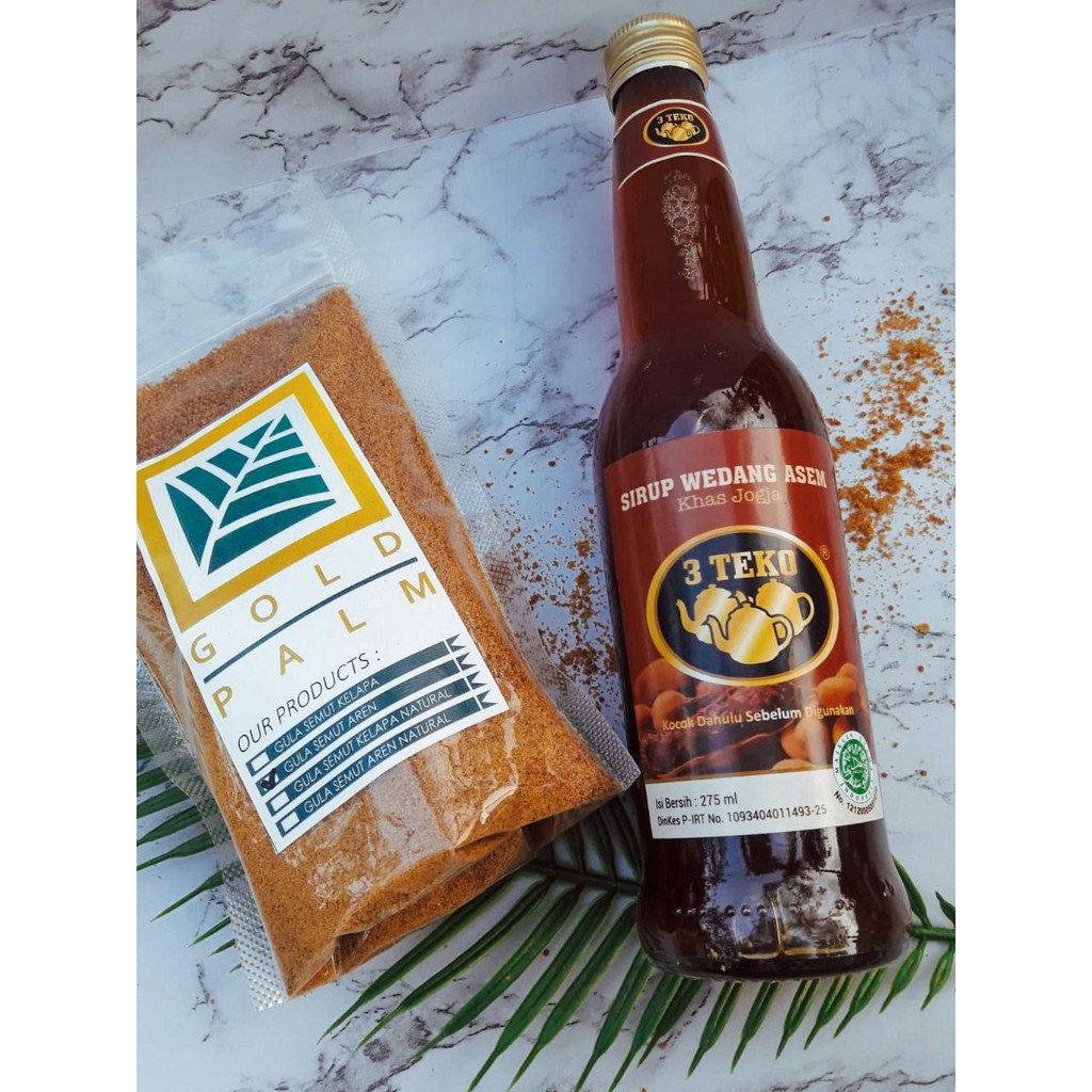 Jual [[BUNDLING]] MURAH Gula Semut 1Kg & Sirup Asem Cap 3 Teko 275ml ...