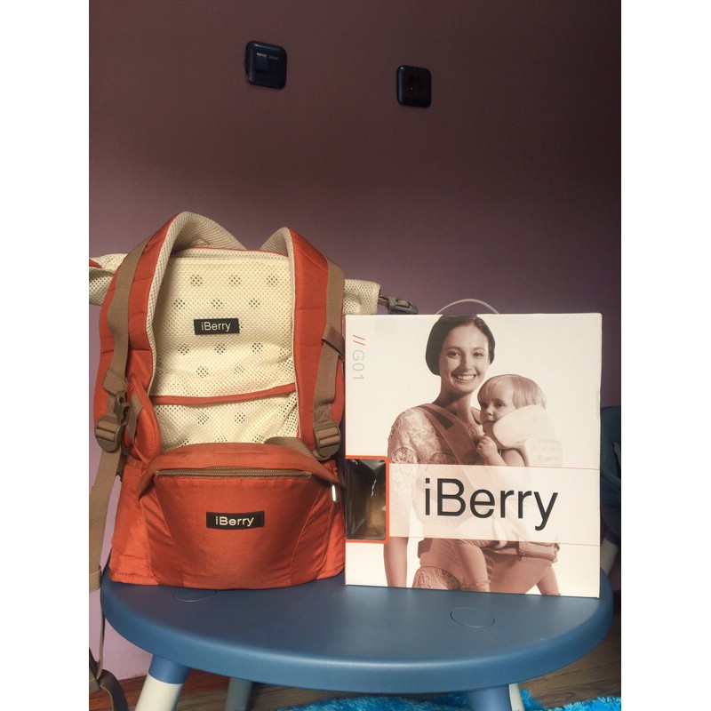 Jual iBerry hipseat Babycarrier 9 in 1 (DIKIRIM DENGAN BUBBLE WRAP TEBAL) | Shopee Indonesia
