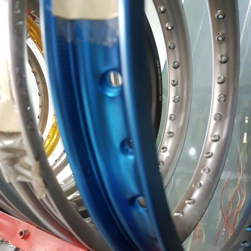 Jual VELG TDR RACING W SHAPE ( WS ) 140 160 Ring 17 BLUE ELECTRIC ...