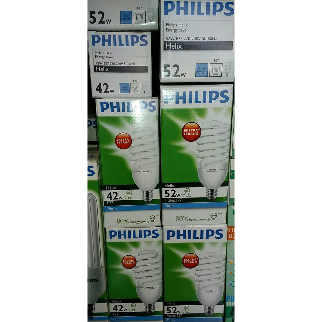 Jual LAMPU PHILIPS 42 WATT HELIX LAMPU SPIRAL TORNADO JUMBO | Shopee ...