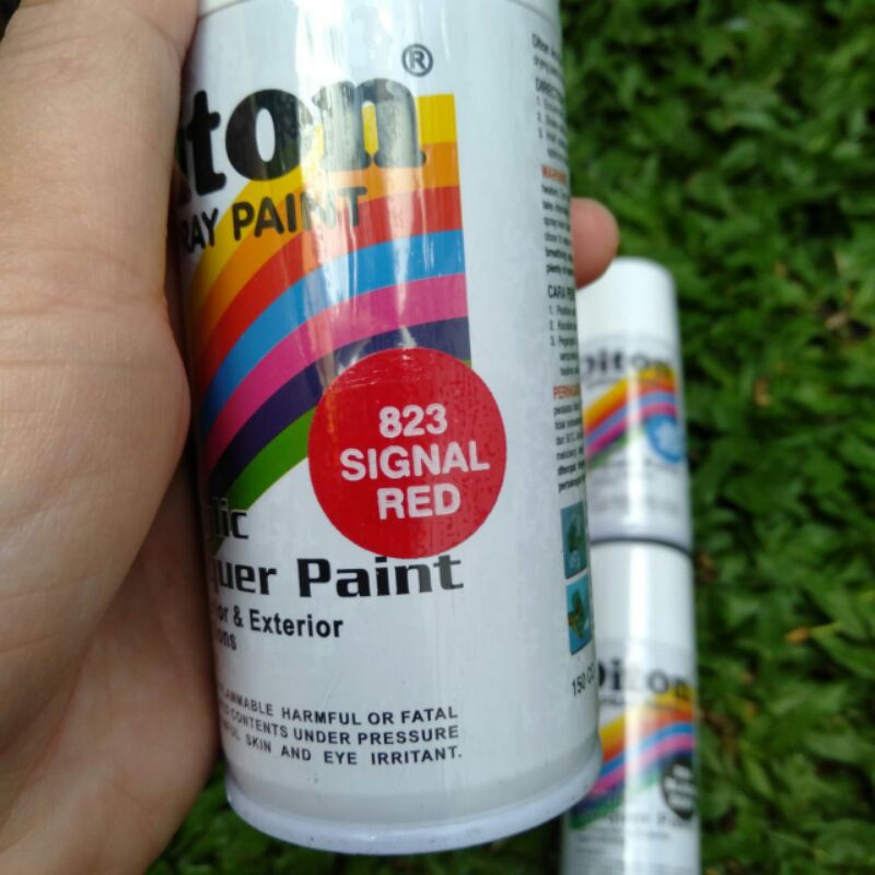 Jual A. Pilok Pilox Cat Diton 150cc Hitam merah Putih biru Pernis Hijau ...