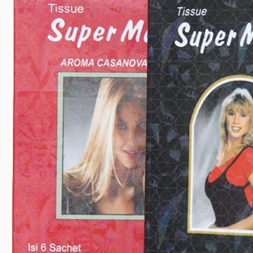 Jual TISSUE SUPER MAGIC MAN Hitam Lovers For Men & Merah Aroma Casanova ...