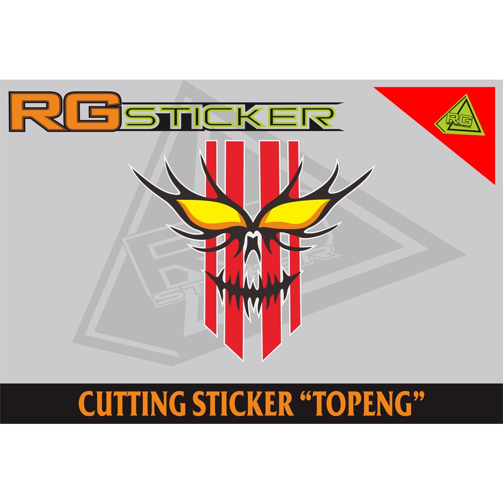 Jual cutting stiker topeng, uk tinggi 26 cm | Shopee Indonesia