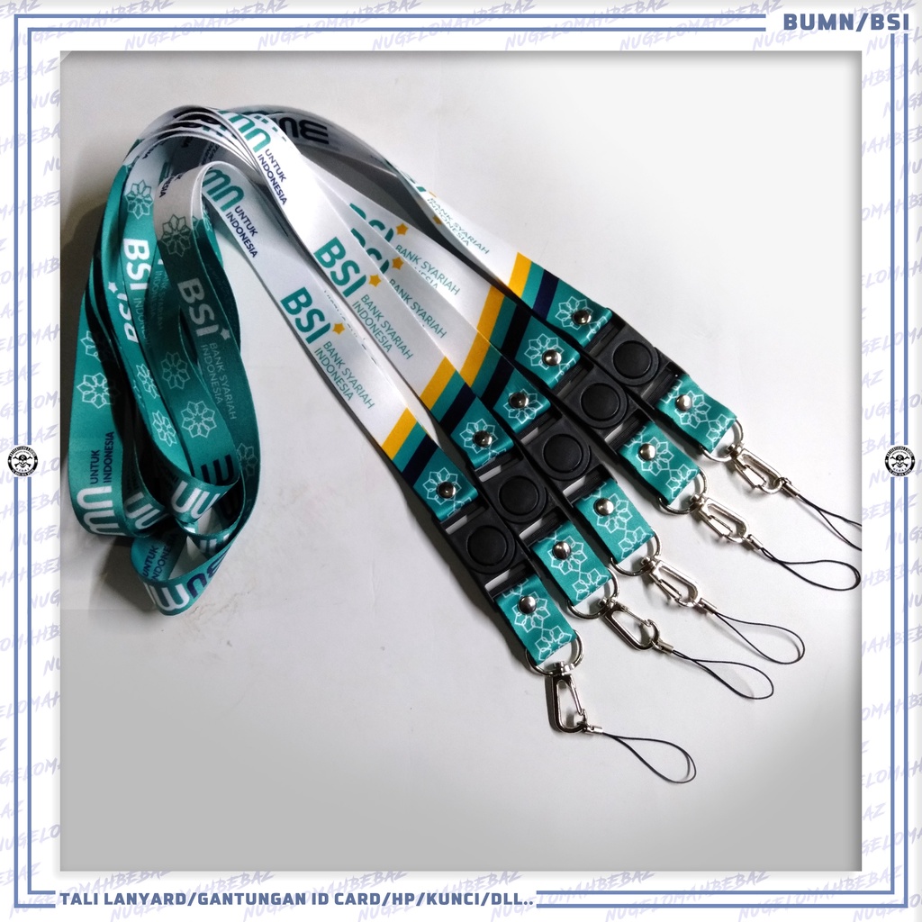 Jual TALI LANYARD/GANTUNGAN ID CARD/HP/KUNCI/DLL,, BUMN - BANK SYARIAH ...