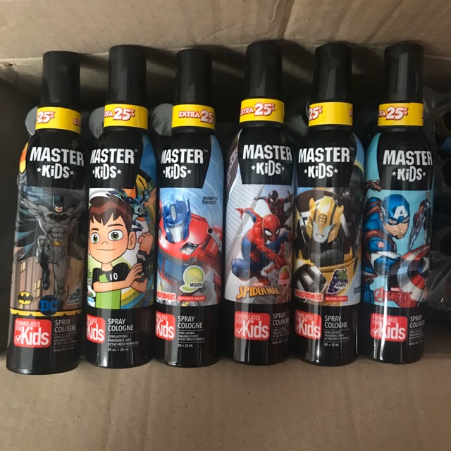 Jual Master Kids Spray Cologne 100ml | Shopee Indonesia