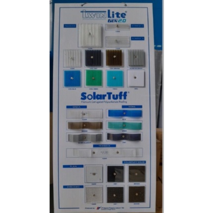 Jual SOLARTUFF TIPE GRECA, ROMA, TRIMDECK, POLYCARBONE CORRUGATE ...