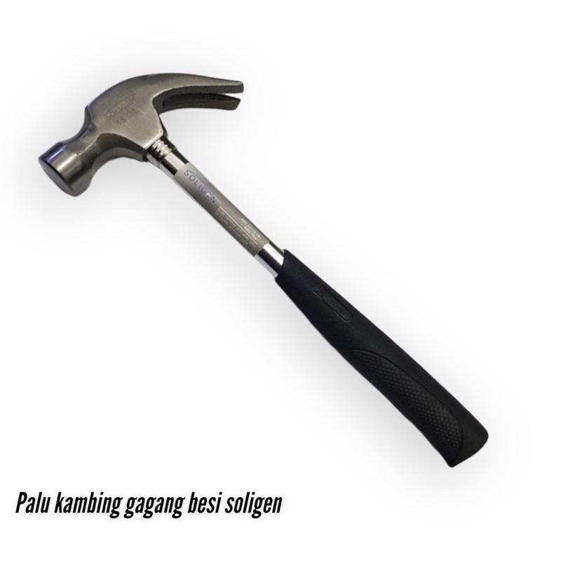 Jual Palu Kambing 16oz gagang besi Soligen Claw Hammer | Shopee Indonesia