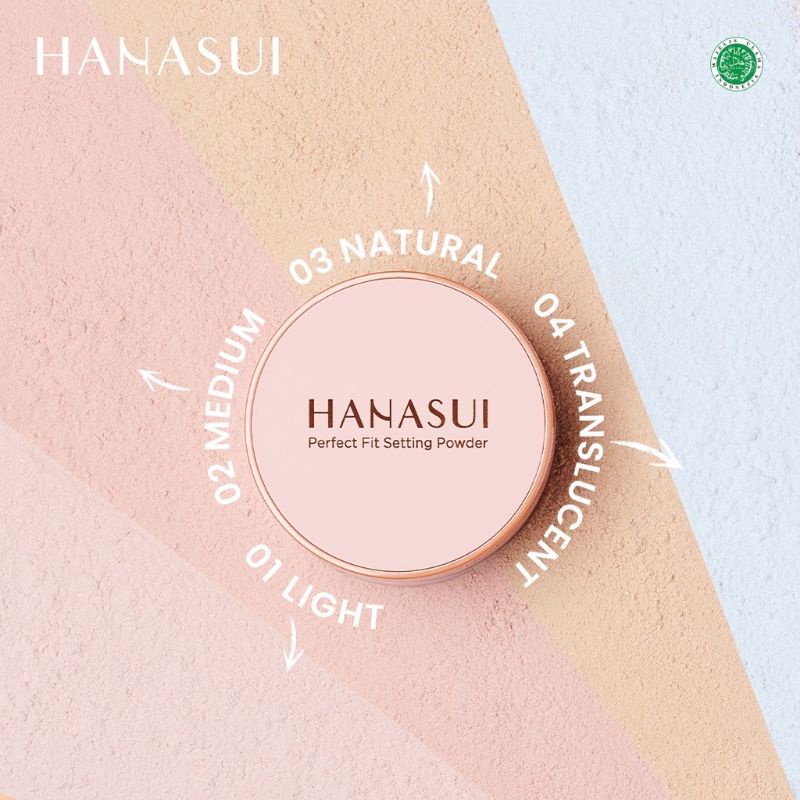 Jual Hanasui perfect fit setting powder | loose powder | bedak | Shopee ...